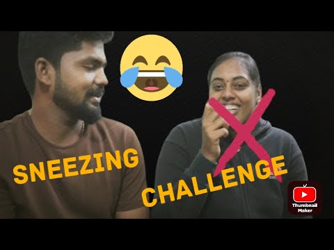 Sneezing Challenge| dishum couples| funny vlog|#couplegoal #funny # ...