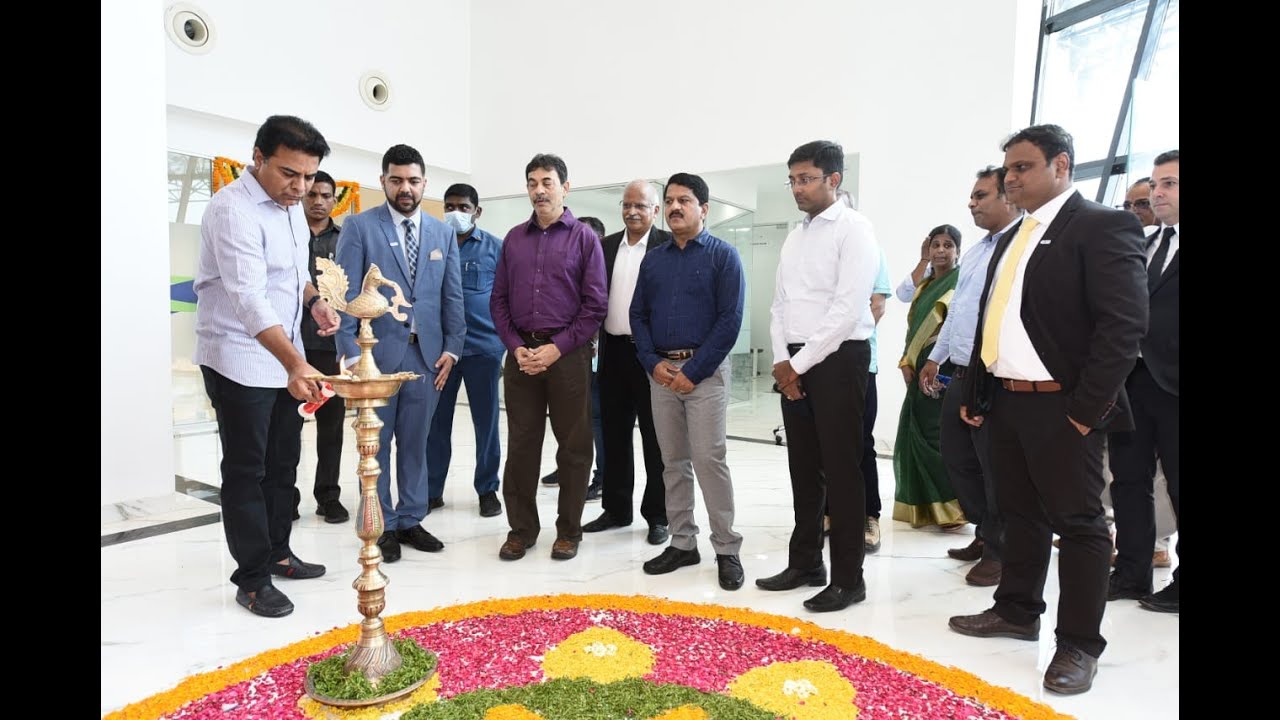 Minister KTR inaugurating Jamp Pharma facility in Genome Valley ...
