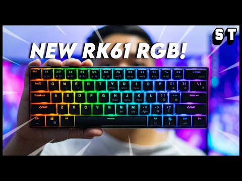 NEW Royal Kludge RK61 RGB Unboxing & Typing Test - Bluetooth Gaming ...
