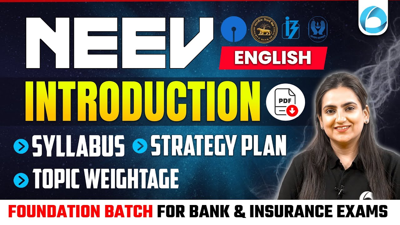 NEEV Foundation Batch 2025 | English Introduction + Syllabus + Strategy Plan | By Amrit Maam ...
