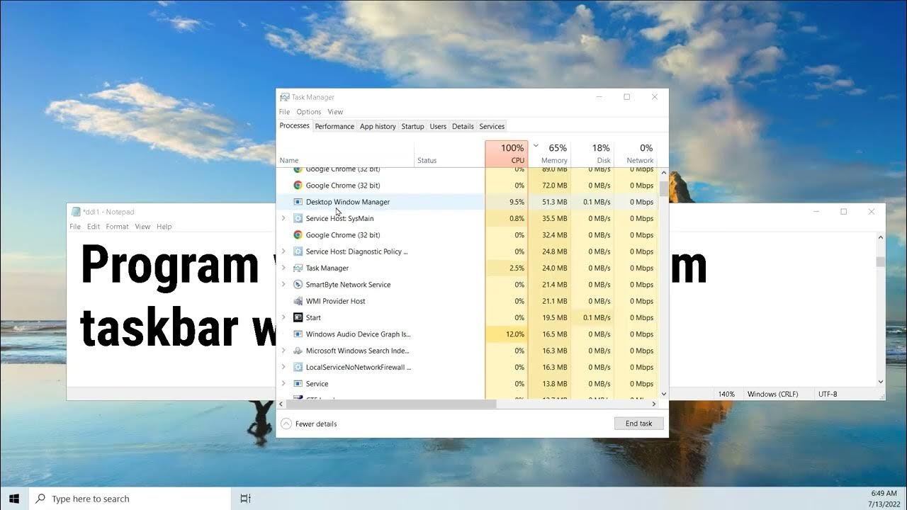 program won't maximize from taskbar windows 11 - YouTube