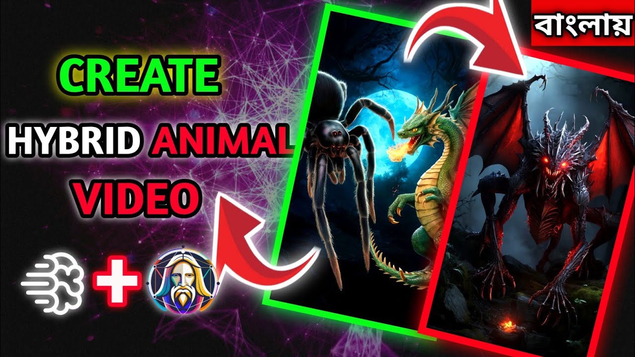 How to Create Viral AI Hybrid Animal Videos | Instagram Trending AI Reels Editing Tutorial in ...