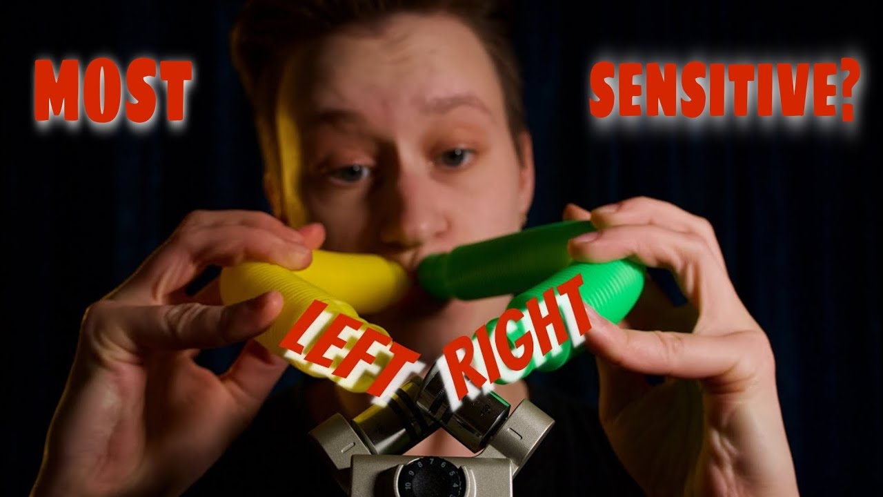 ASMR Left-Right Ear Sensitivity Test // Trigger Assortment 💤 - YouTube