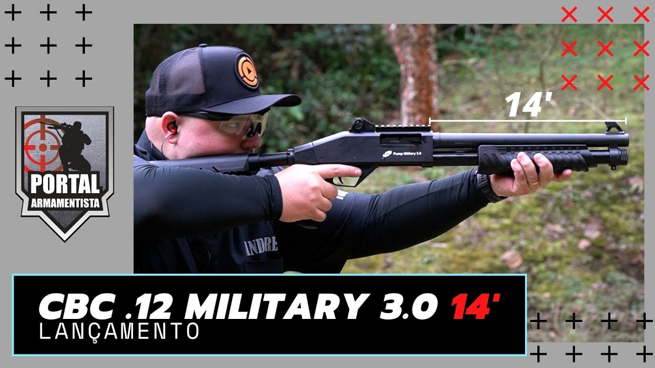 CBC .12 PUMP MILITARY 3.0 14' - LANÇAMENTO - YouTube