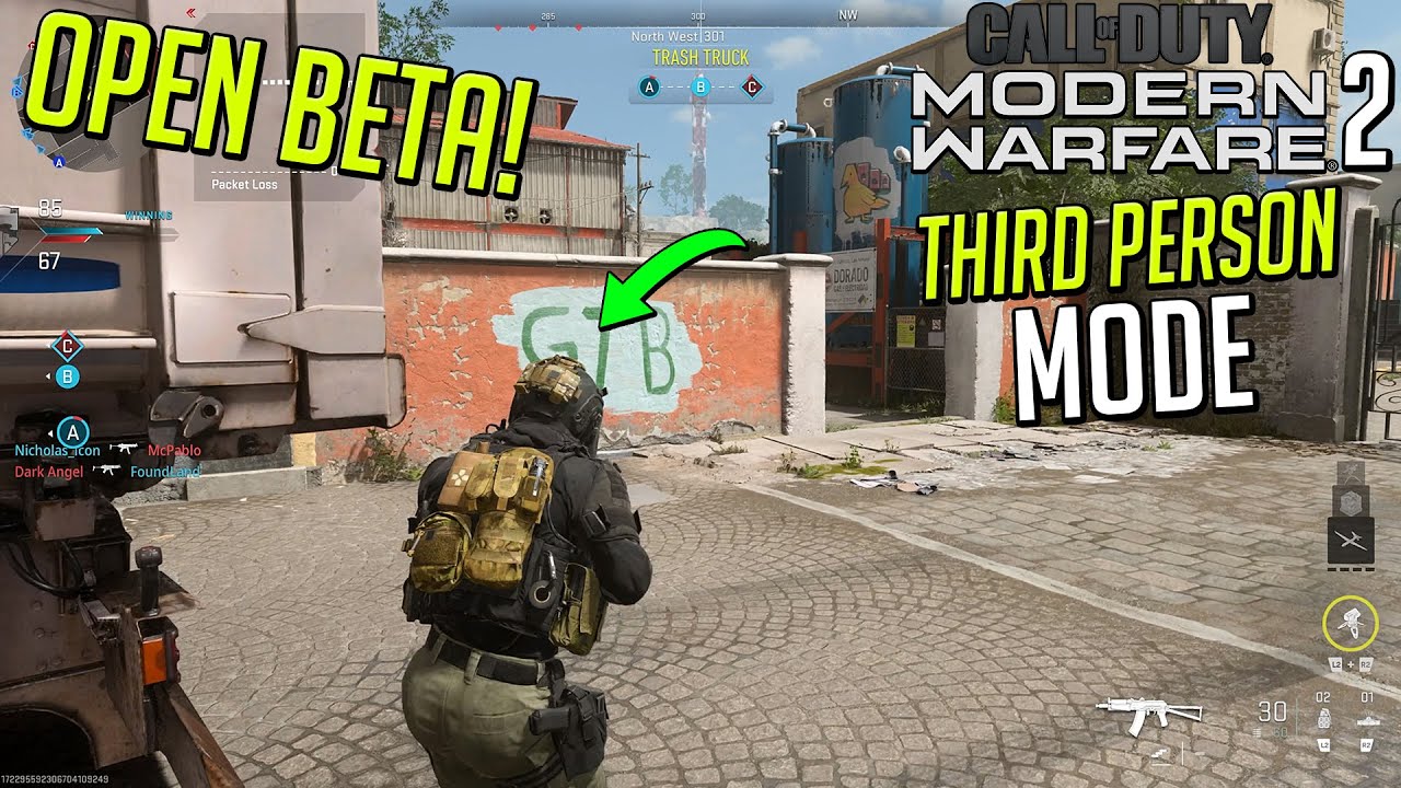 NEW Third Person Mode - Call of Duty MW2 (2022) - YouTube