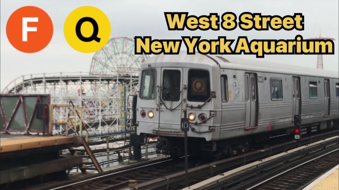 Short Video of the (Q) and the (F) At West 8 Street-New York Aquarium ...