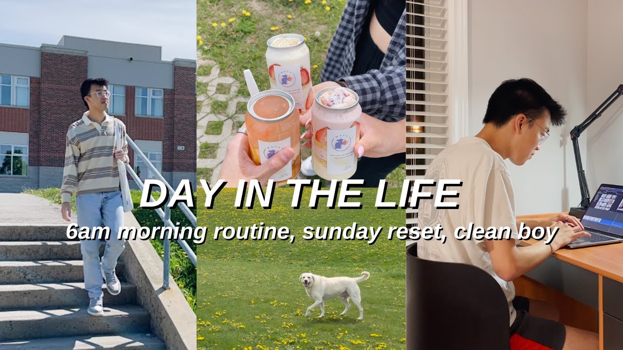 VLOG | productive SUMMER DAY in the LIFE of a STUDENT *6am morning ...