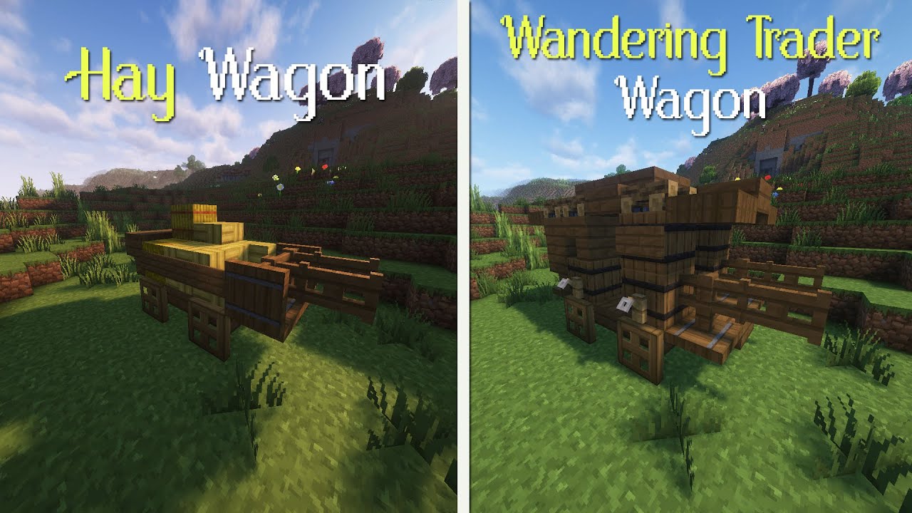 Minecraft^ Three Wagon Design! - YouTube