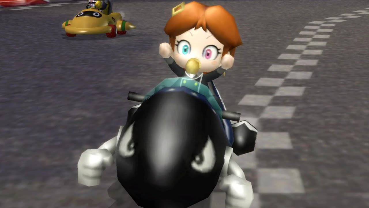Baby Daisy (Dark Angel) in Mario Kart Wii - YouTube