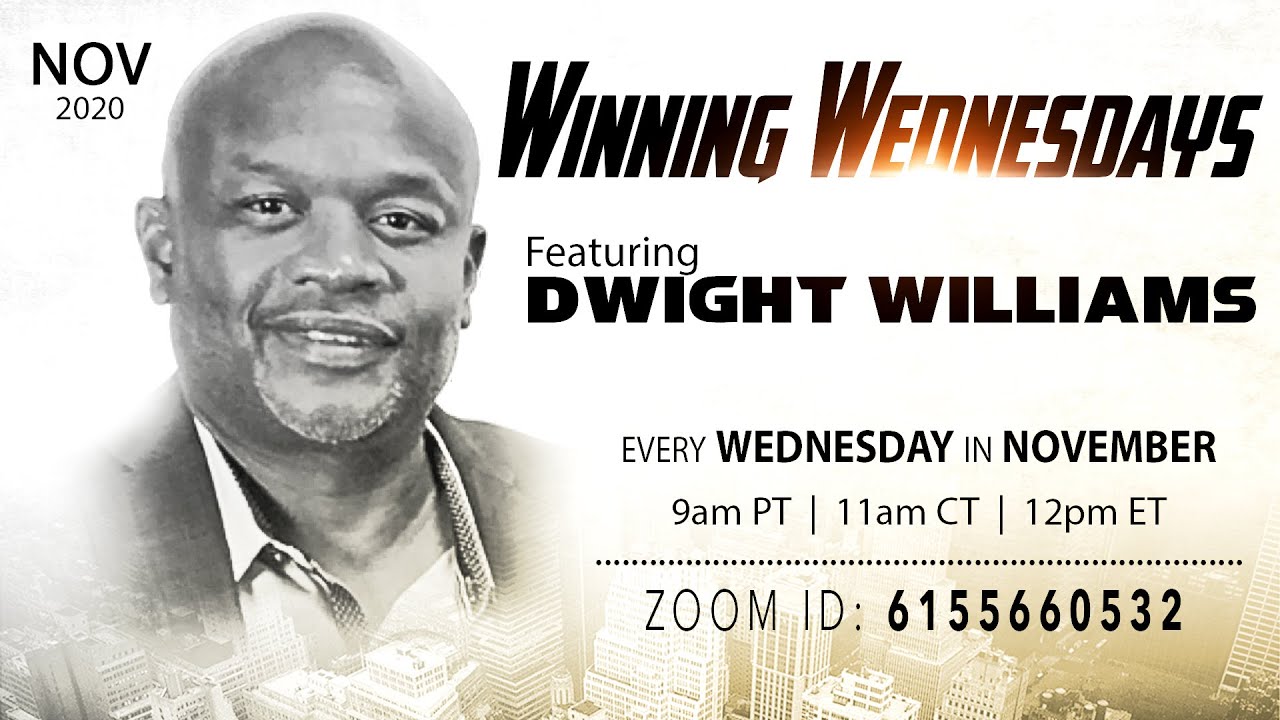 Winning Wednesdays featuring Mr. Dwight Williams. Part 2 - YouTube