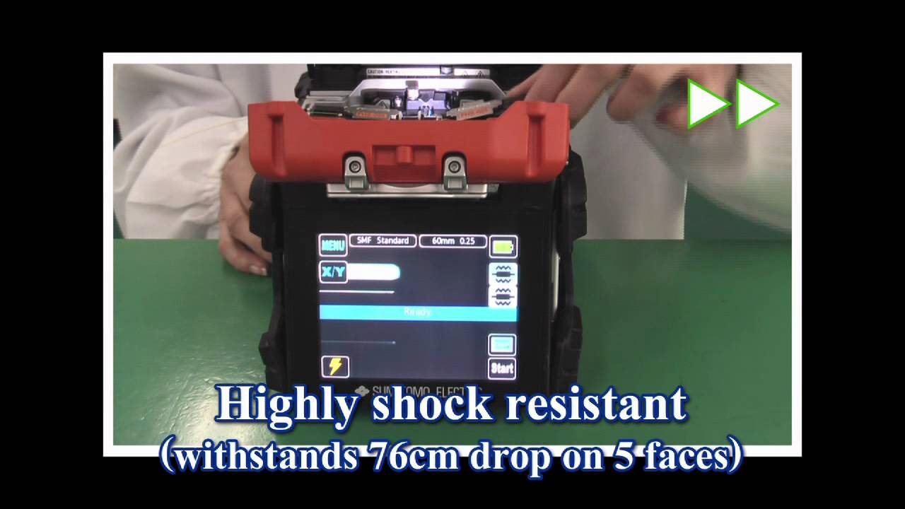 Fusion Splicer TYPE-81C - YouTube