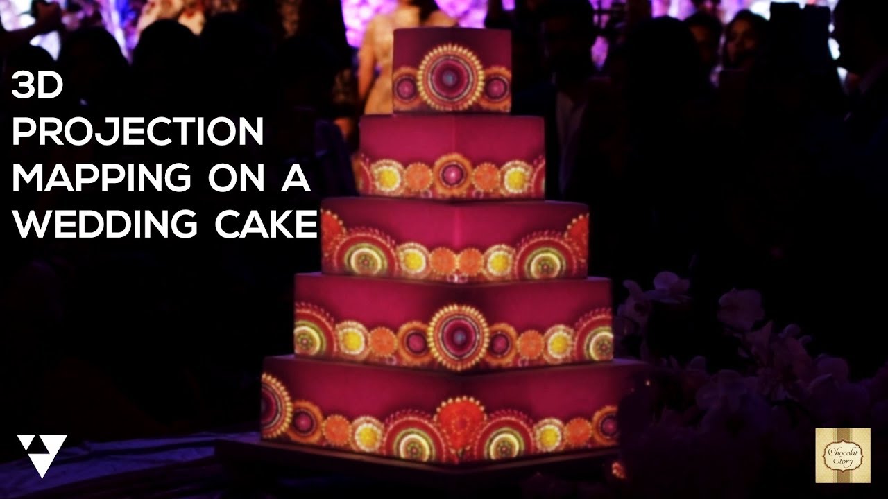 3D Projection Mapping on a Wedding Cake - YouTube