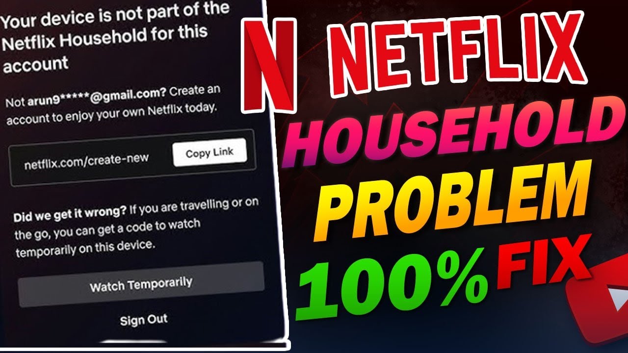 How Fix Netflix Household Problem in Tamil - YouTube
