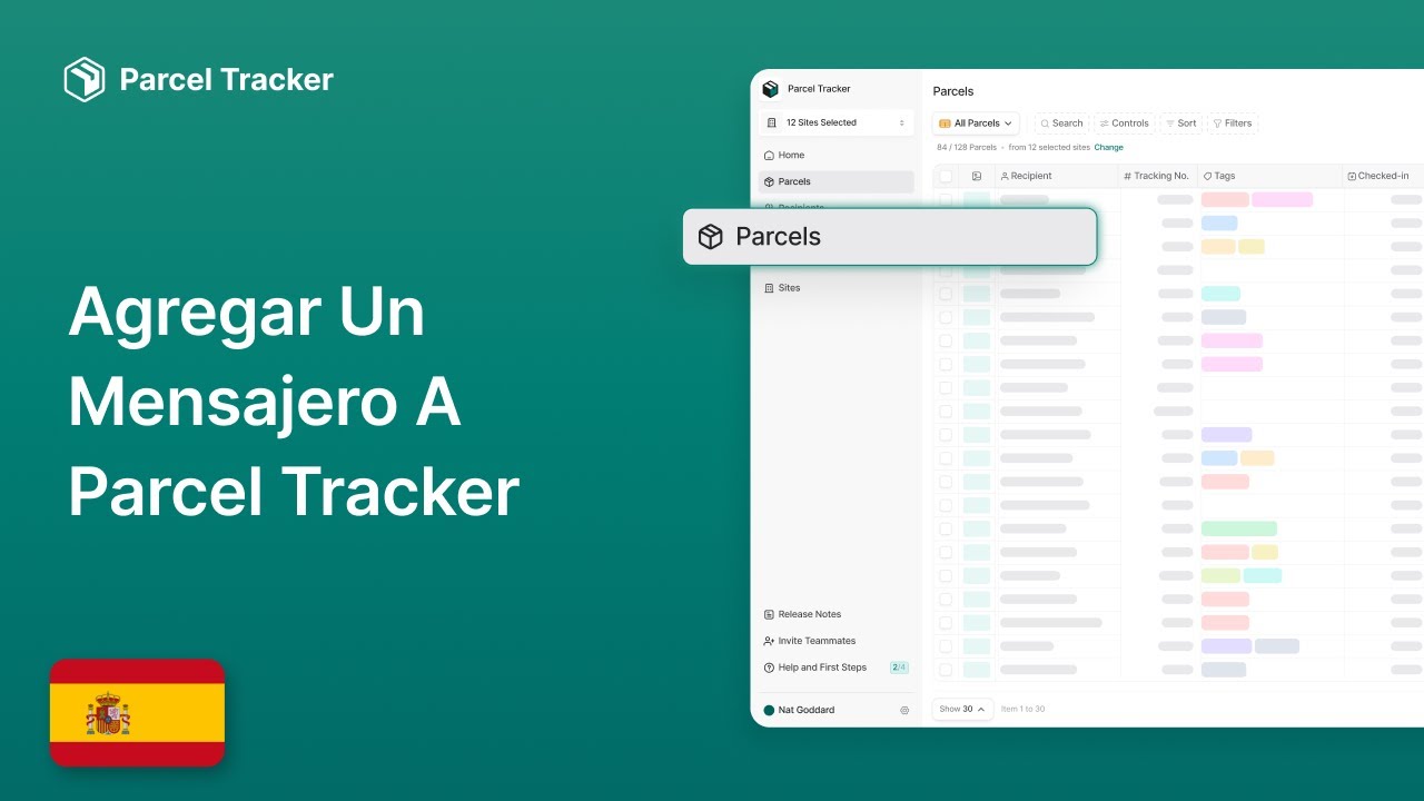 Agregar Un Mensajero A Parcel Tracker - YouTube
