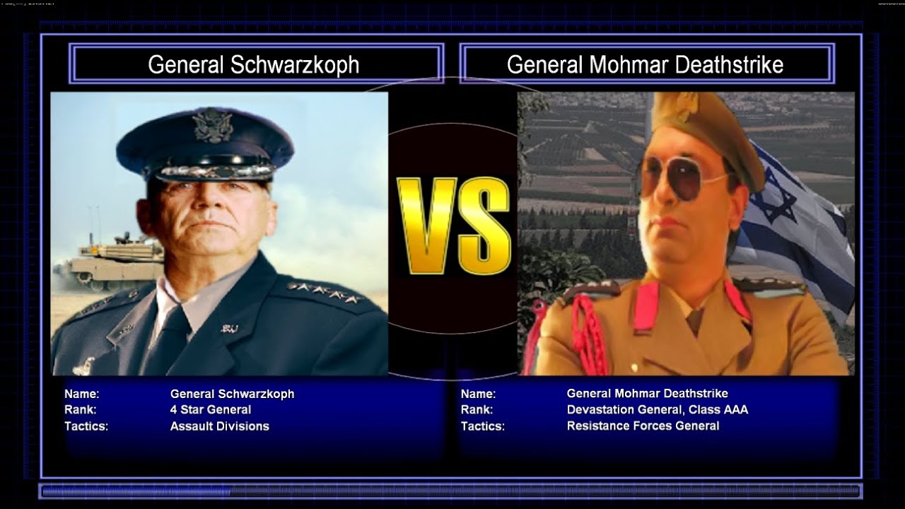 C&C General Zero Hour Reborn Mod General Schwarzkoph VS General Mohmar ...