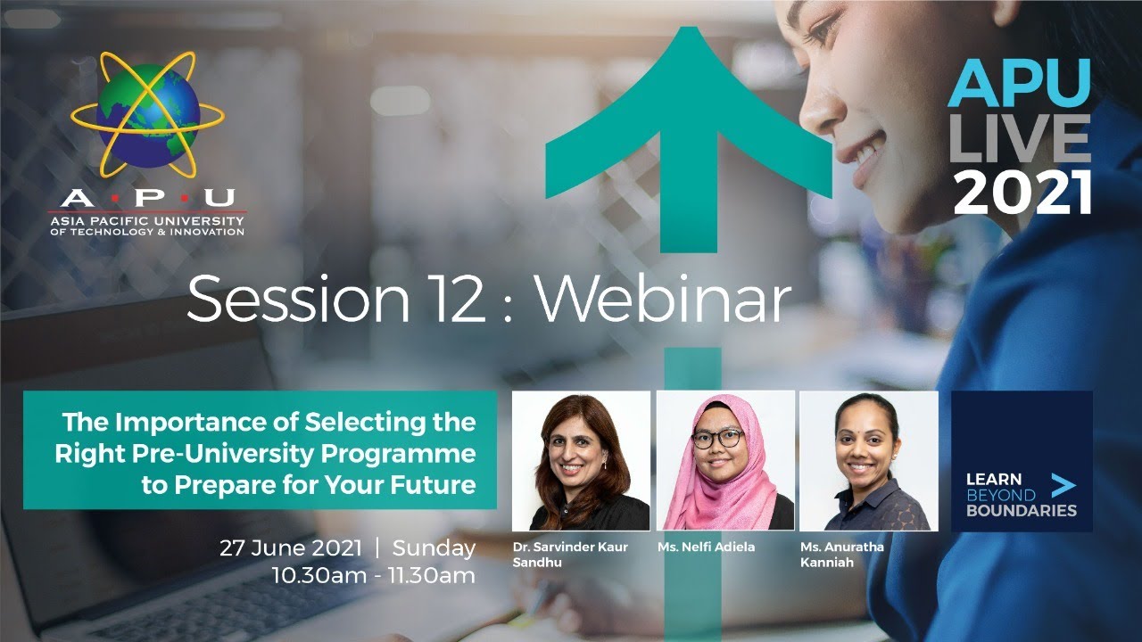 The importance of Selecting the Right Pre-University Programme to ...