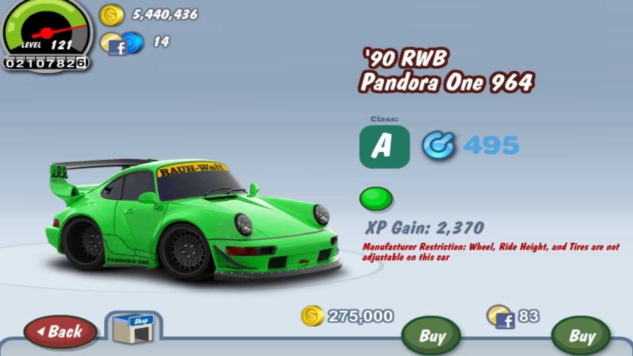 Car Town Ballers #17 : '90 RWB Pandora One 964 (Porsche 911) - YouTube