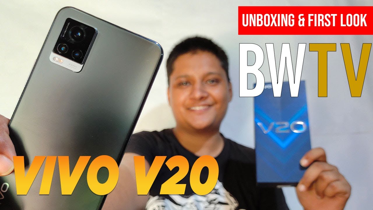 Vivo V20 First Look & Unboxing - YouTube