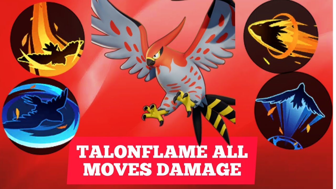 Talonflame All Moves Damage 🐦#pokemonunite - YouTube