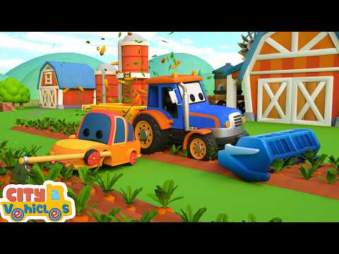 Super Tractor Saves the Farm! Little Car’s Amazing Garden Adventure 🚜🥕