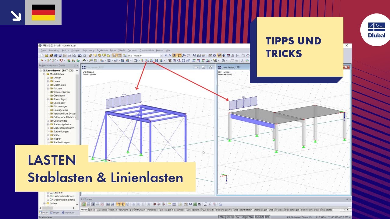 T&T 002 | Lasten - Stablasten & Linienlasten - YouTube