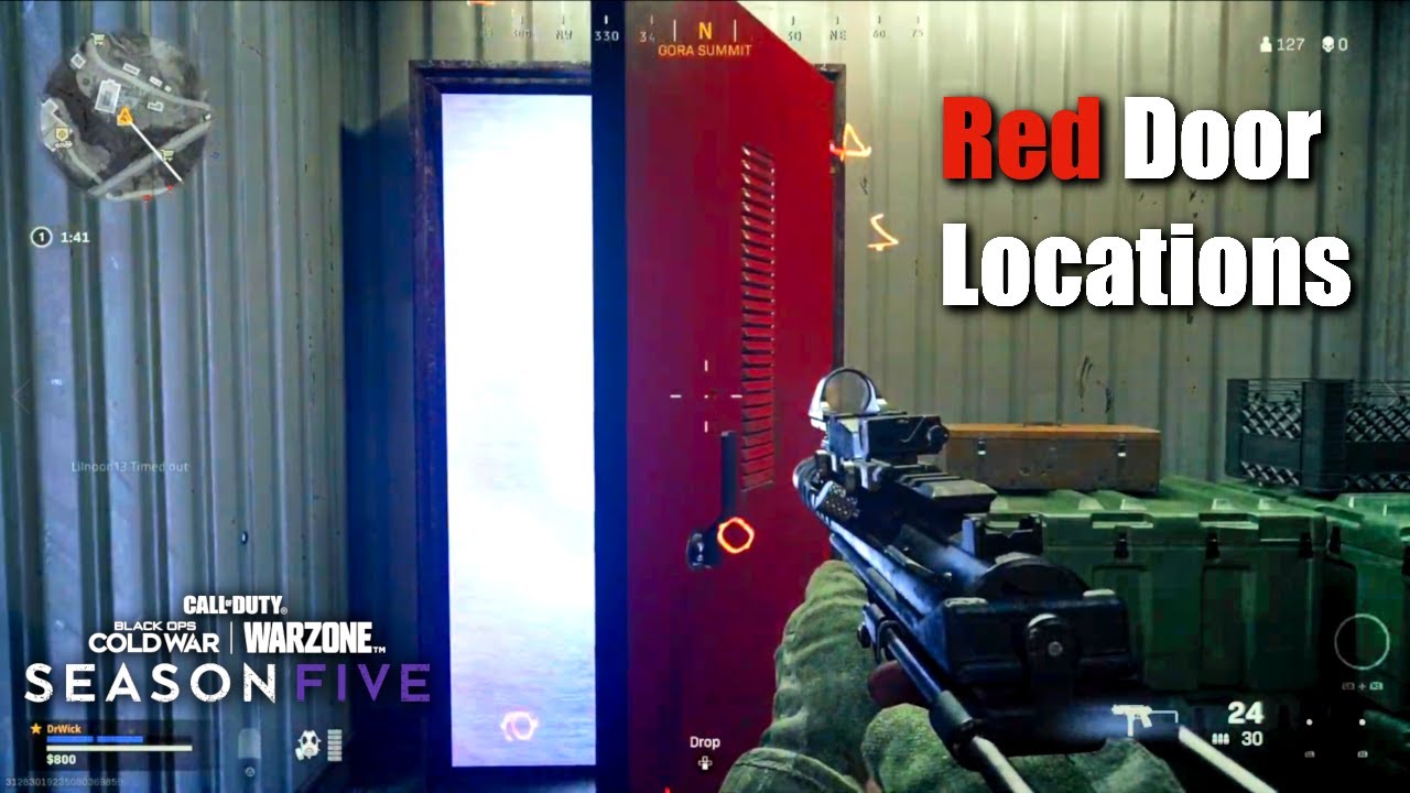 Warzone: Red Door Locations Guide (Updated) - YouTube