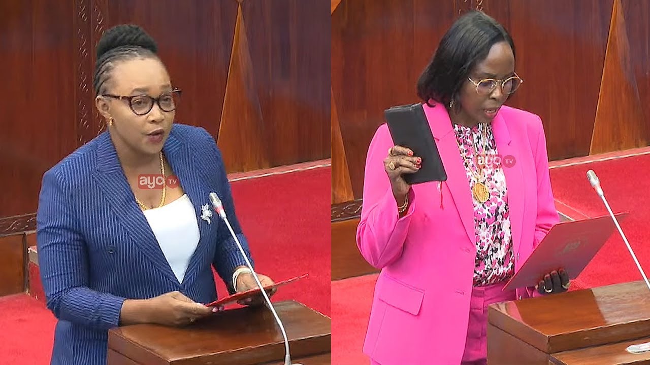 ESTHER MATIKO NA ESTHER BULAYA WAKILA KIAPO BUNGENI - YouTube