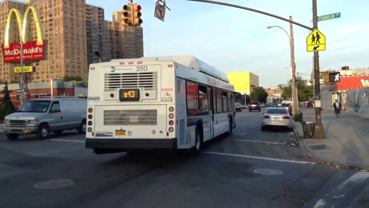 MTA New York City Bus 2011 New Flyer C40LF #250 on the B43 - YouTube