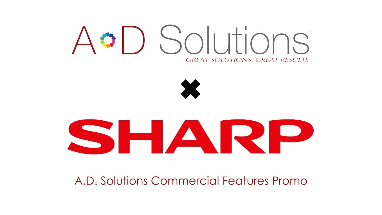 A.D. Solutions SHARP Copier Features Promo - YouTube