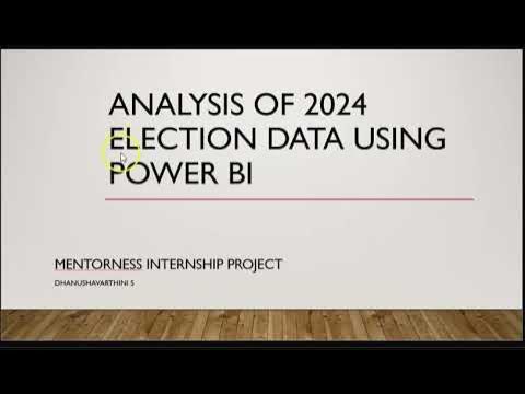 election results analysis with Power BI - YouTube