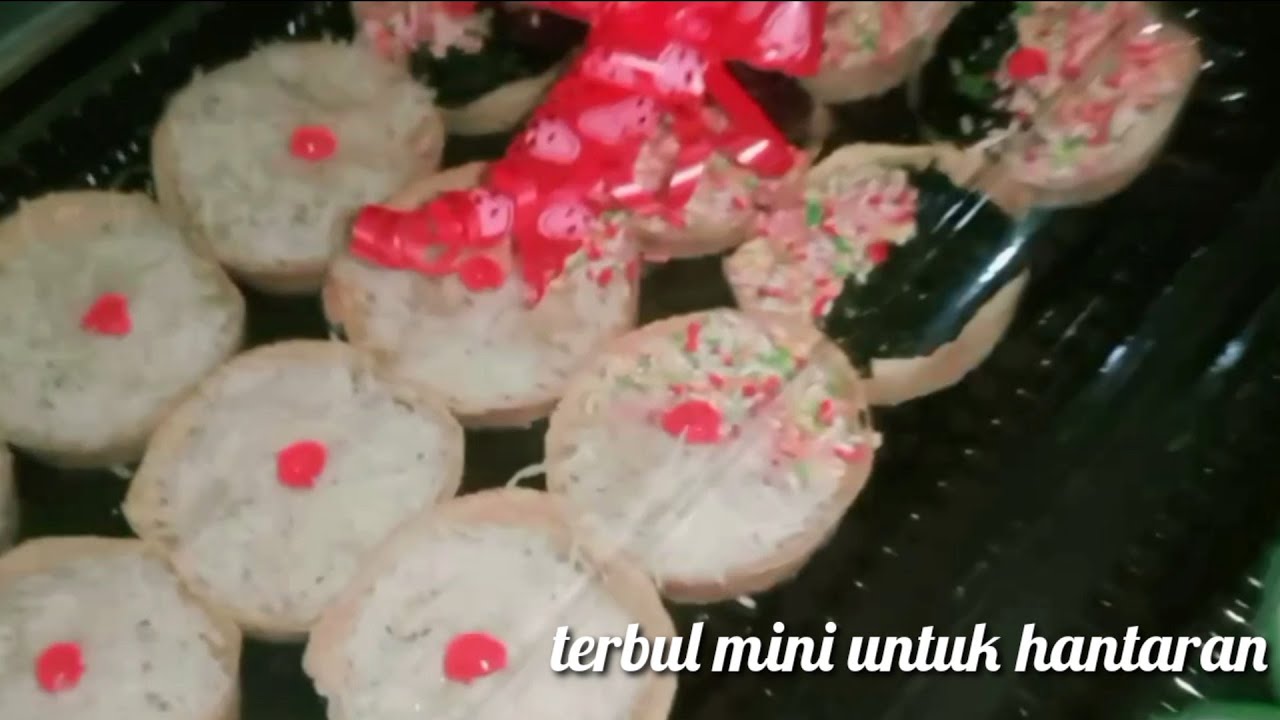 membuat terbul mini untuk hantaran - YouTube