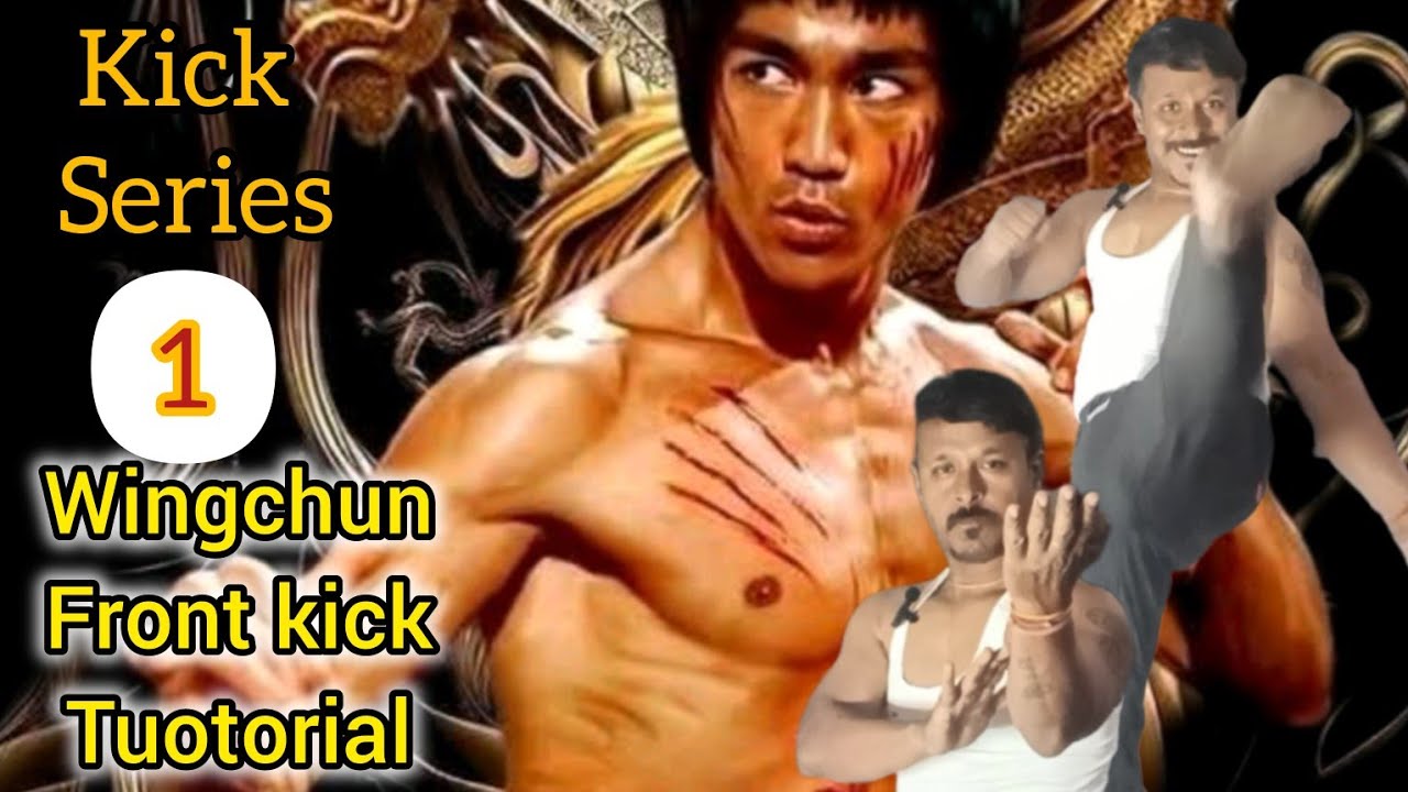 Kungfu Wingchun Kick : Front Kick Drills and Exercises ! - YouTube