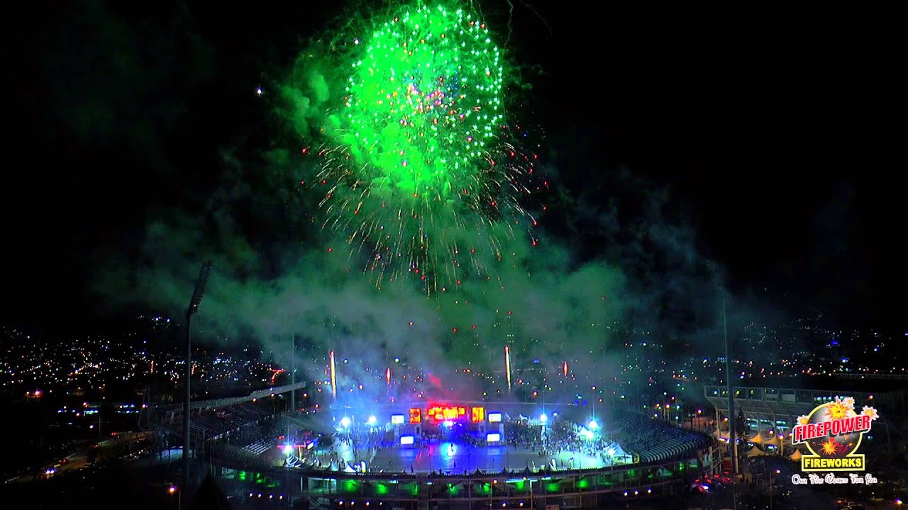 FIREPOWER FIREWORKS Soca Monarch 2014 Fireworks Show - YouTube