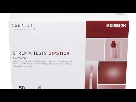 Consult/McKesson Strep A kit - YouTube
