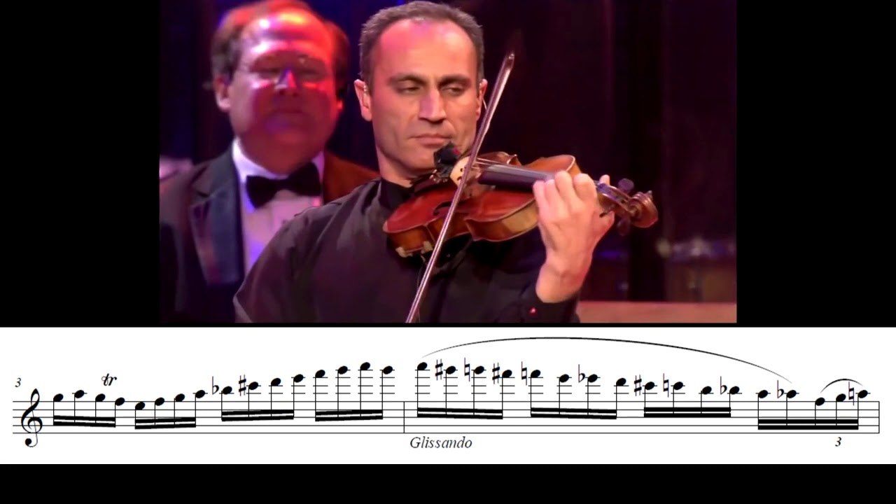 Transcripción violín solo Samvel Yervinyan - YouTube