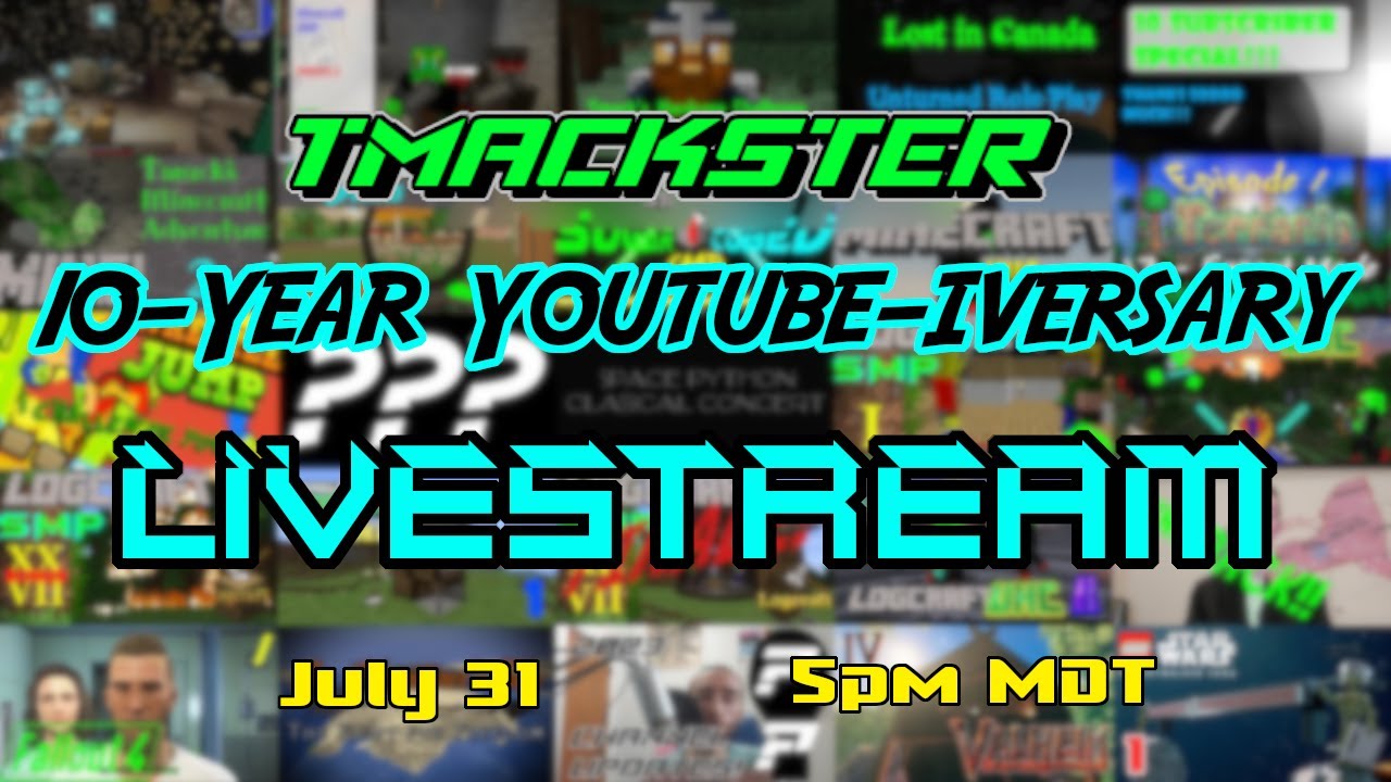 10-Year Youtube-iversary Livestream! - YouTube