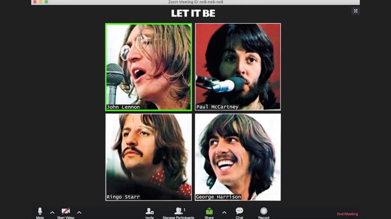 Let It Zoom - A Beatles Video Chat - YouTube