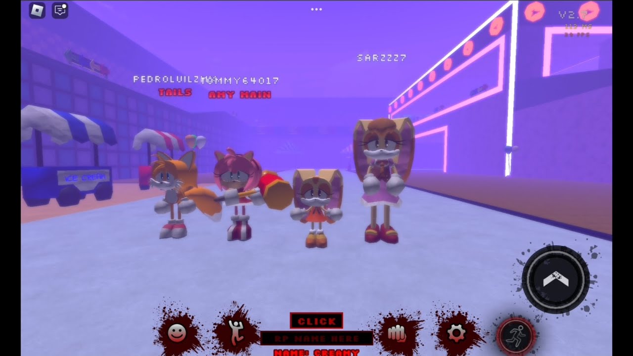 Sonic.EXE: RP Reborn [V2.7] | Cream Gameplay Updated Test (Sonic.EXE RP ...