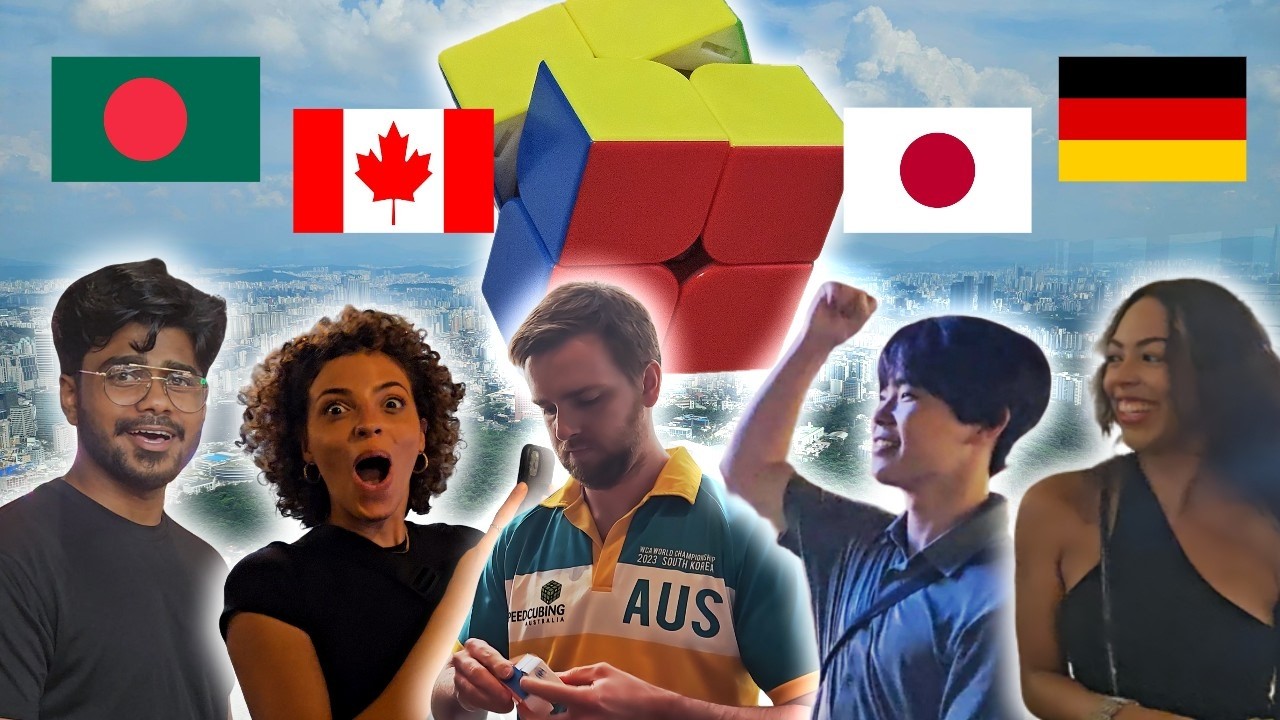 Different Countries React to Rubik's Cube MAGIC - YouTube