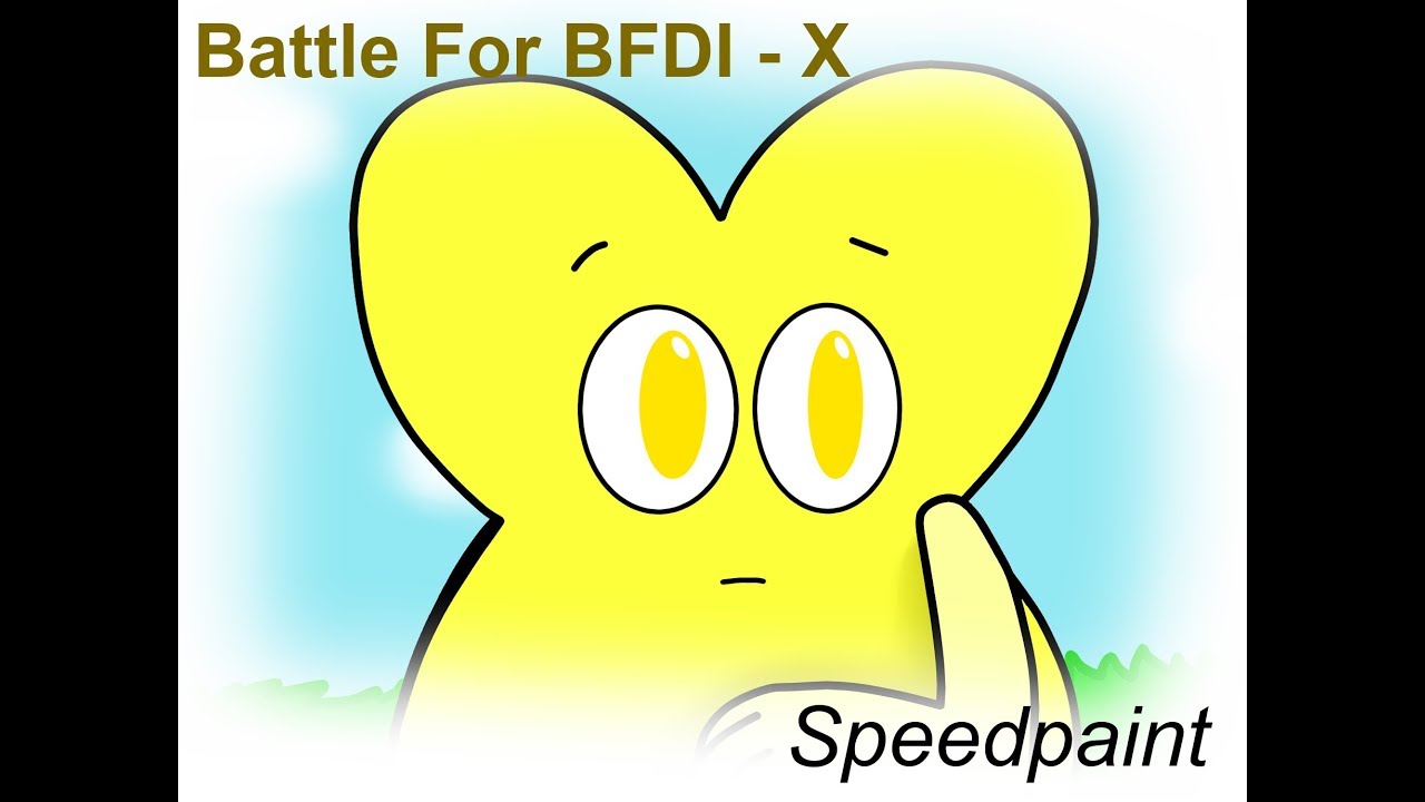 Speedpaint | Battle For BFDI - X (Drawing Practice #2) - YouTube