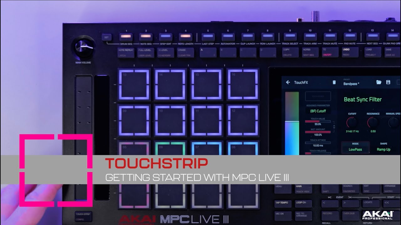 Getting Started with MPC Live III | Touchstrip - YouTube