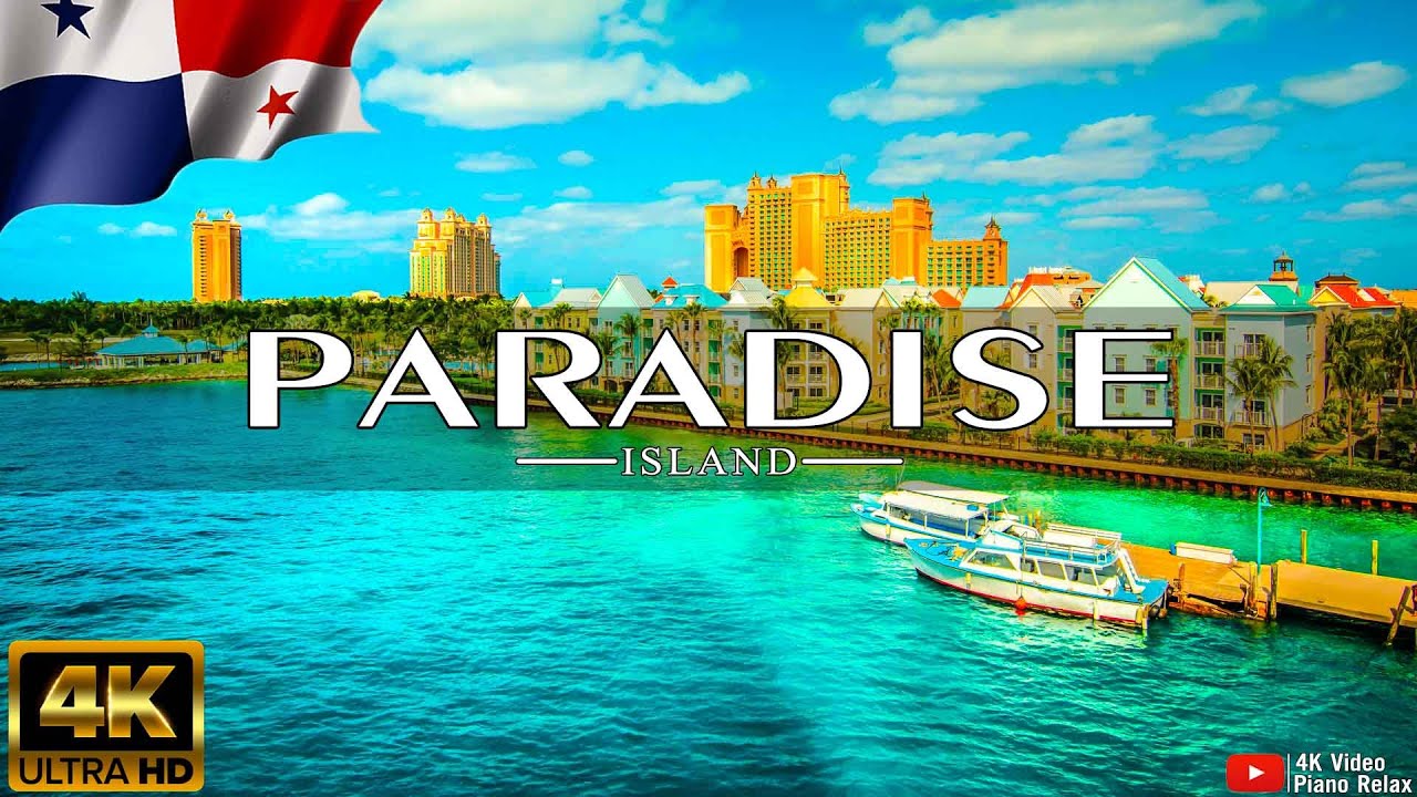 FLYING OVER PARADISE (4K UHD) - Relaxing Music Along With Beautiful ...