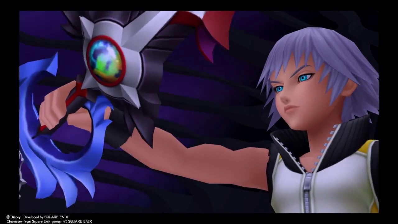 KINGDOM HEARTS Dream Drop Distance HD - Riku vs Anti Black Coat ...