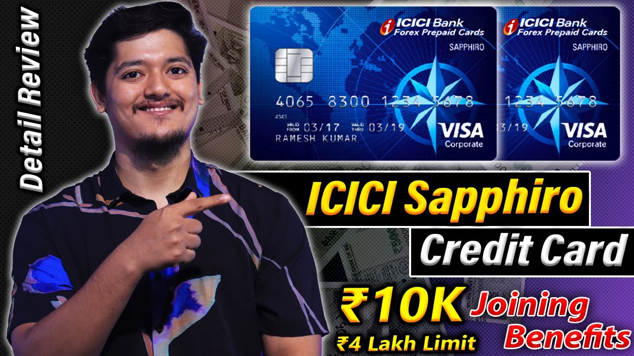 I Got ₹4 Lakh Limit Sapphiro Credit Card 🔥 - ICICI Sapphiro Credit Card ...