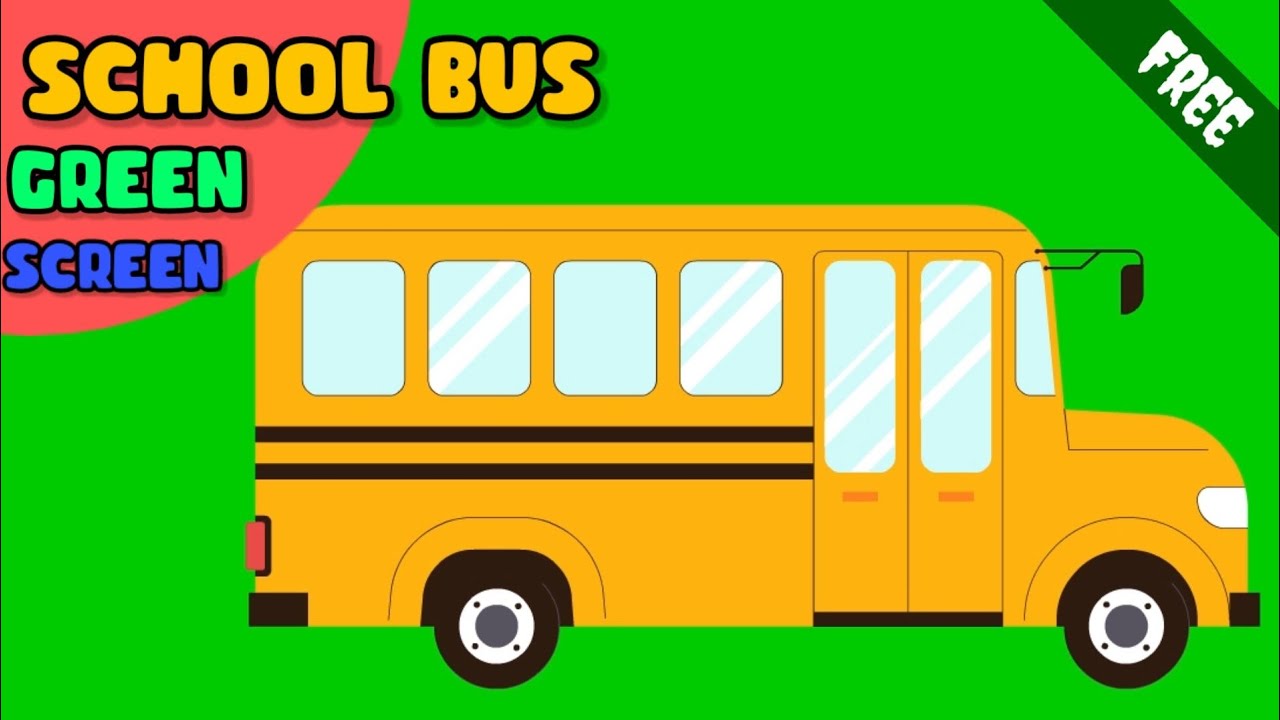 School Bus Green Screen | Van Running | No Copyright | Download For ...