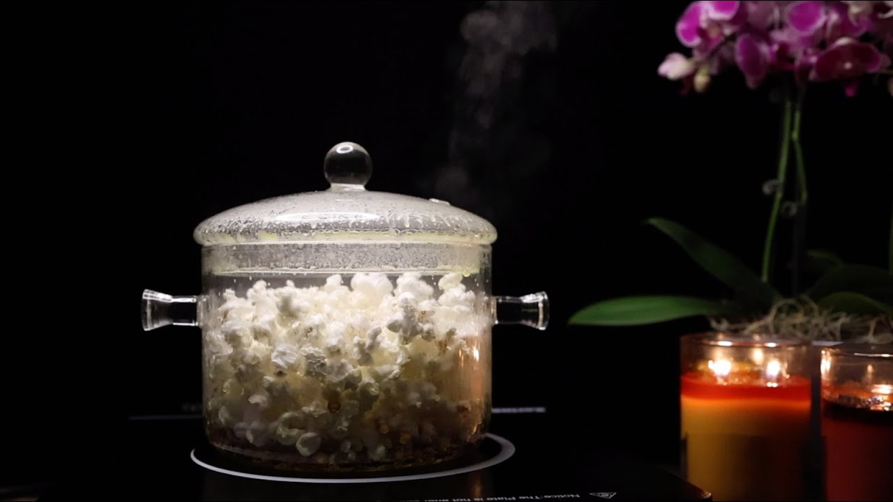 The Satisfying Sound of Popcorn Popping & a Simple Recipe - YouTube