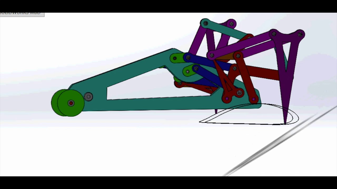 Mechanical Walker Group 1 - YouTube