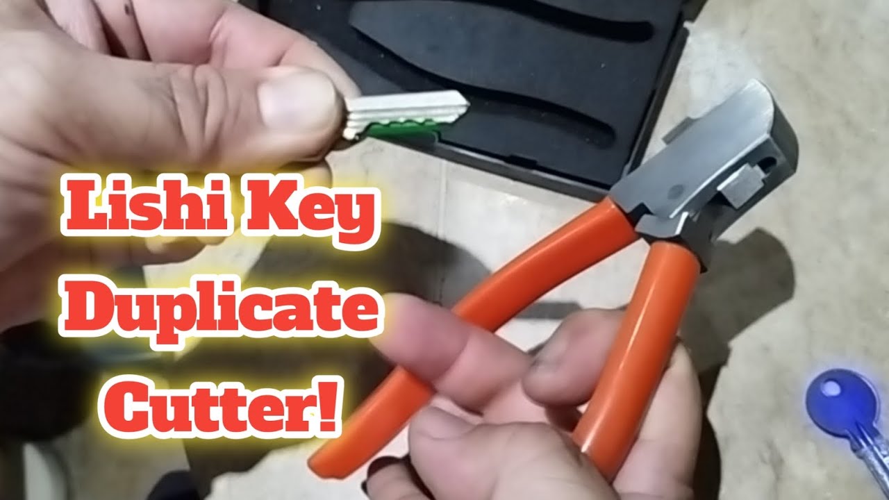 LISHI Key Duplicate Cutter! Hand Tool - YouTube