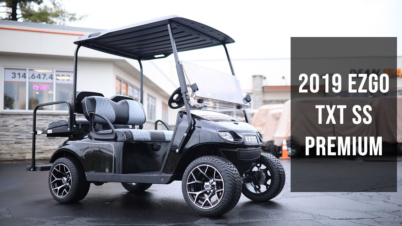 2019 EZGO TXT SS Premium Walkaround | Dean Team Golf Carts - YouTube