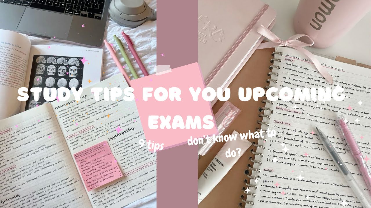 Study tips for your upcoming EXAMS | 9 Tips | Cxrn - YouTube